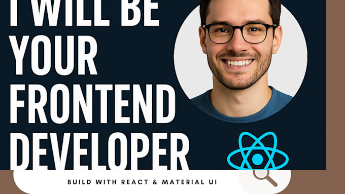 Be your frontend developer with react and material ui by Tech_gab | Fiverr