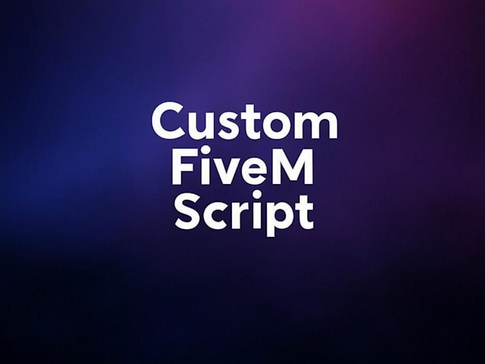 Make you a custom fivem qbcore script by Jacob_h7 | Fiverr