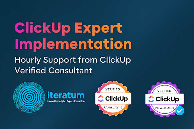 Set up and optimize clickup for workflows tasks and automations by ...