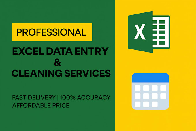 Do excel data entry, cleaning, and formatting by Shivasharma27 | Fiverr