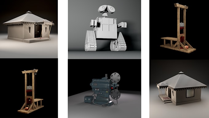 Create high quality 3d models textures animation vfx for games films by ...