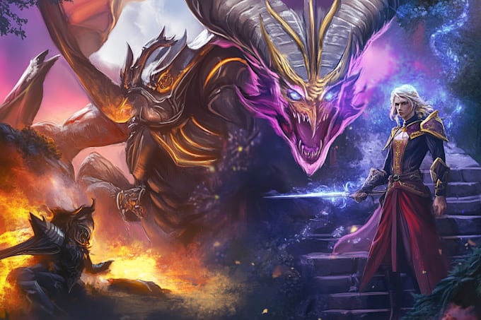 Make amazing fantasy and cool dnd illustration for you by Ruanwet | Fiverr