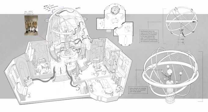 Design environment or interior concept art by Annachaii | Fiverr