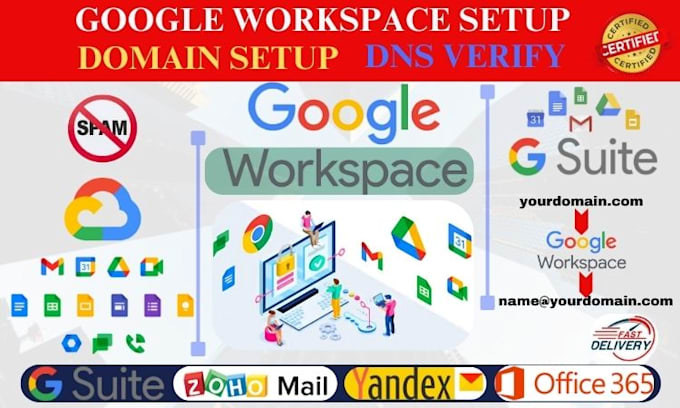 Fix email deliverability issues, google workspace troubleshooting, domain setup by Nel_son488 ...
