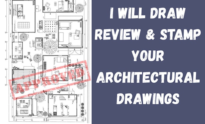 Draw review, stamp usa architectural drawings, city permit, mep site plan by Josh_ahmet | Fiverr
