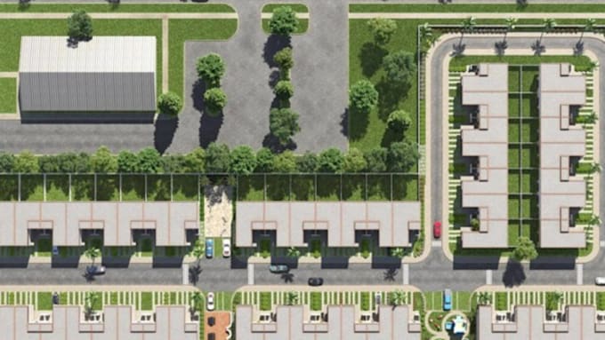 Draw and render 2d 3d site plans, landscape designs and master plan by Carolinejoy817 | Fiverr