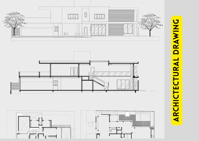 Draw architectural floor plans, plat map, section, roof, site plans in ...