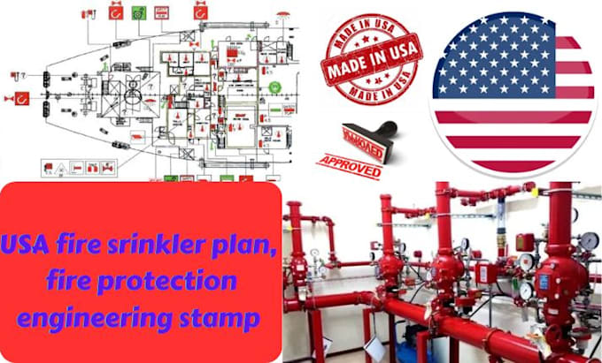 Do usa fire srinkler plan, fire protection engineering stamp for you by ...
