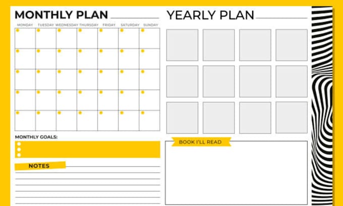 Do custom planner design editable canva calender design kdp journal ...