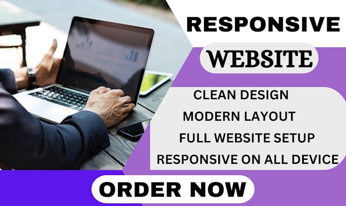 Design responsive website, professional website, redesign website by ...