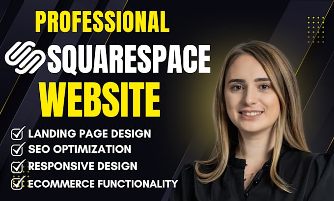Build responsive squarespace website design or squarespace landing page design by Vice_expertpro ...