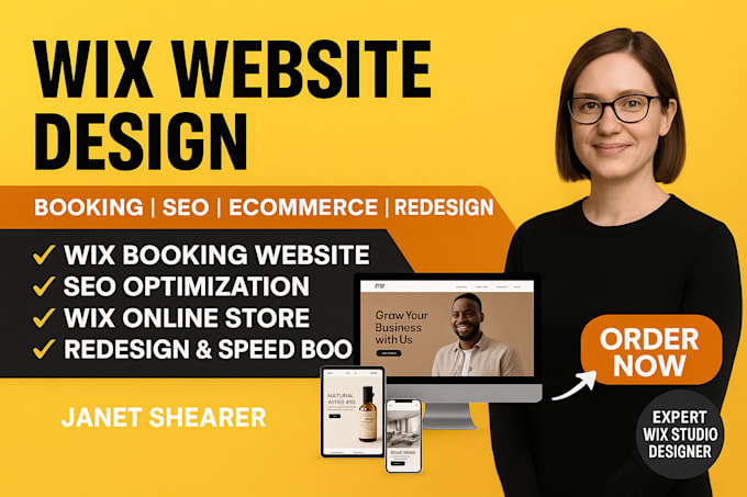 Build wix booking website, wix website design, redesign wix website ...