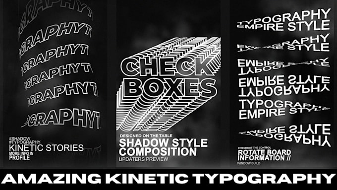 Create custom kinetic typography animated video by Briancoler | Fiverr