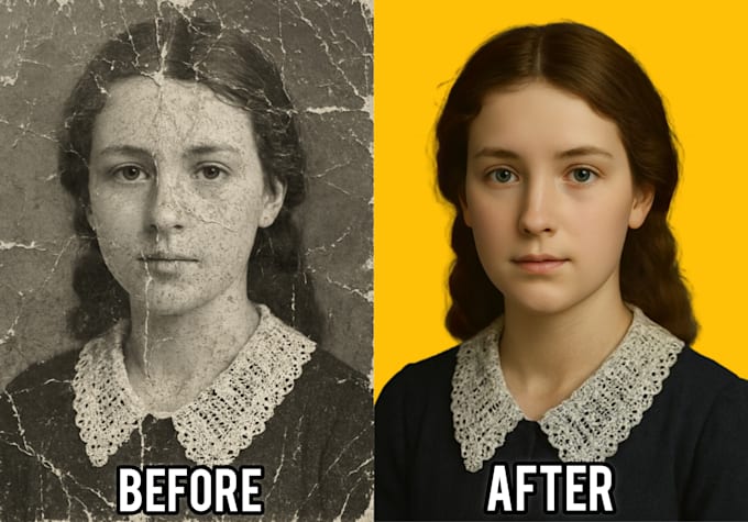 Restore old photos, fix and colorize old and damaged photos by ...