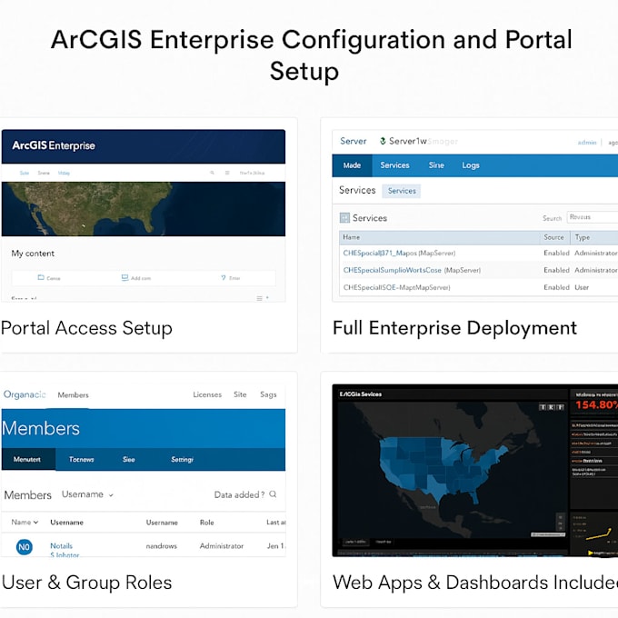 Configure arcgis enterprise and manage your portal setup by Eyobbelay | Fiverr