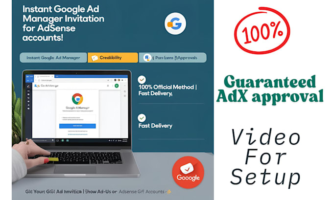 Do google adx approval ma for new account without traffic by Ahmedvive | Fiverr