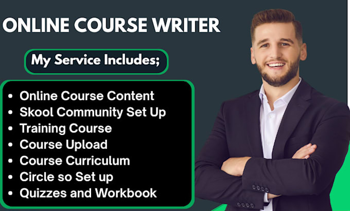 Build course content for skool community might network, graphy, circle so, podia by Kimstau | Fiverr