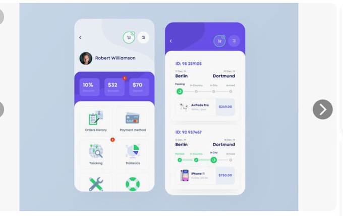Design modern crm, ecommerce, fintech, lms, and saas ui ux web and app by Lappy_jhon | Fiverr