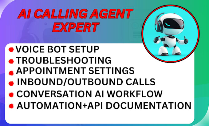 Setup vapi ai, vapi, retell ai, ai calling agent, ai voice agent, copilot by Luminous__tech | Fiverr