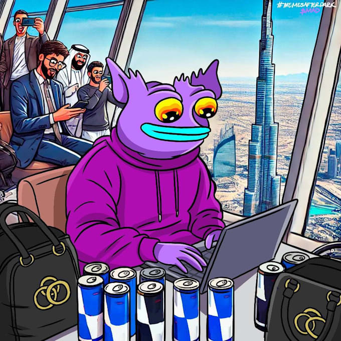 Do 2d memecoin art,solana video,crypto art,funny memes,meme coin video ...