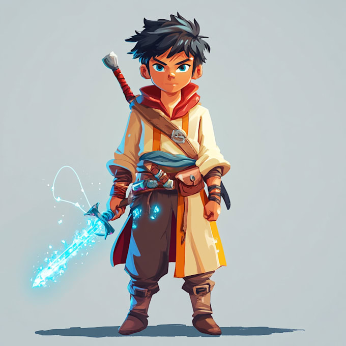 Draw game character art, 2d game character art by Destinifuller8 | Fiverr