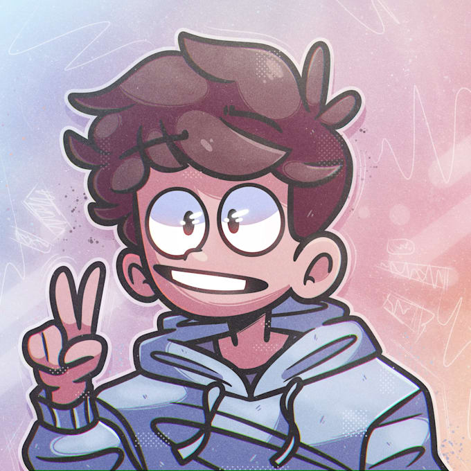 Draw a stylized cartoon profile picture of you by Cameronofficial | Fiverr