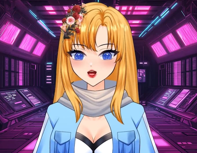 Model and customize your 2d live vtuber rig,fantasy vtuber,vtuber ...