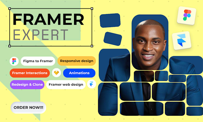 Design redesign figma to framer landing page website as framer expert developer by ...