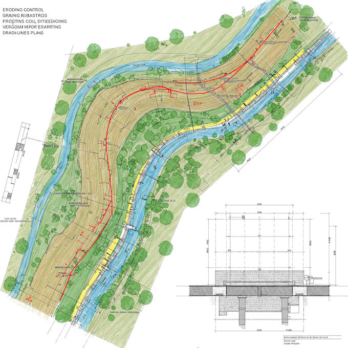 Do autocad erosion control, grading and drainage plans by ...