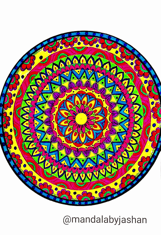 Create custom mandala art for wall decor by Mandalabyjashan | Fiverr