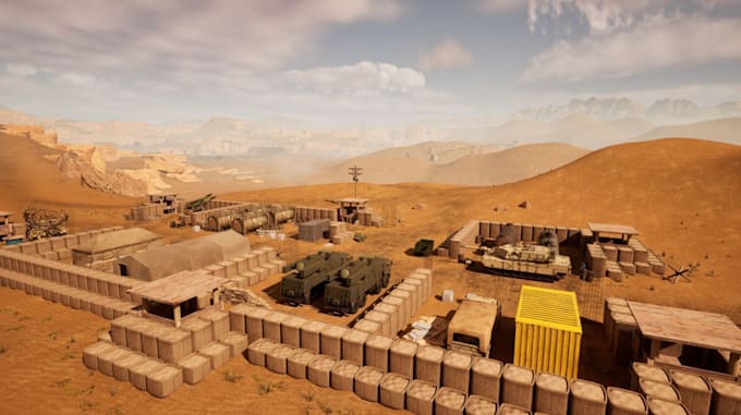 Create 3d game environment, maps for unity 3d game level, 3d background design by Opelopealla ...