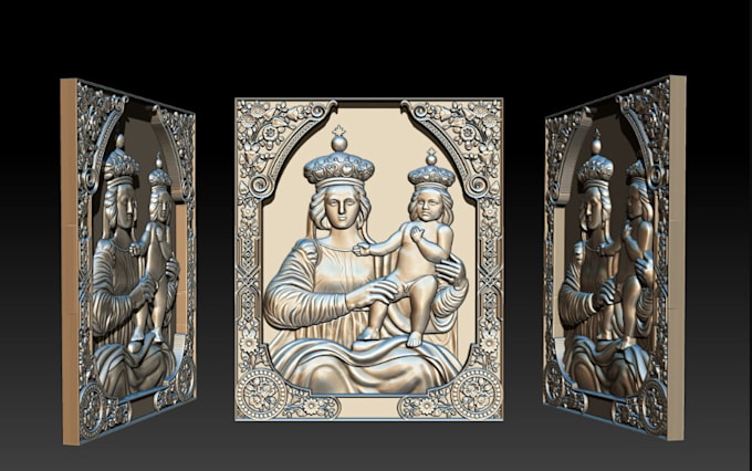 Sculpt 3d bas relief 3d coin model 3d engraving cnc 3d model zbrush for ...