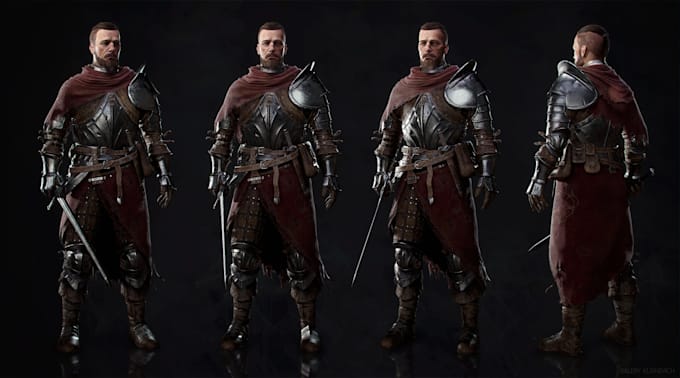 Realistic 3d model 3d character modeling game gmod character, 3d print ...