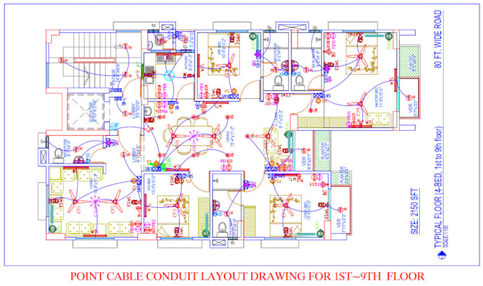 Draw electrical 2d and asbuilt drawings using autocad by ...