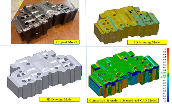 Convert stl or mesh to solid 3d cad model by Amarangani | Fiverr