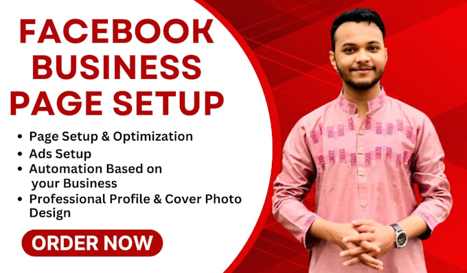 Set up your facebook business page for success by Salmansakibh | Fiverr