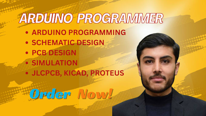 Do custom arduino programming , schematic design by Engr_zeeshan26 | Fiverr