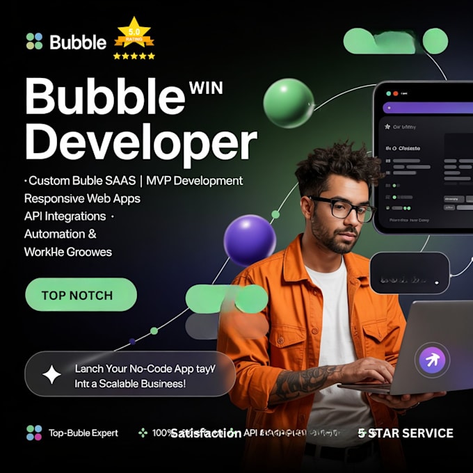 Design bubble website saas bubble as bubble developer by Akande1prog | Fiverr