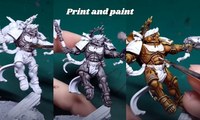 Print and paint miniature tabletop warhammer diomara with sla or fdm ...