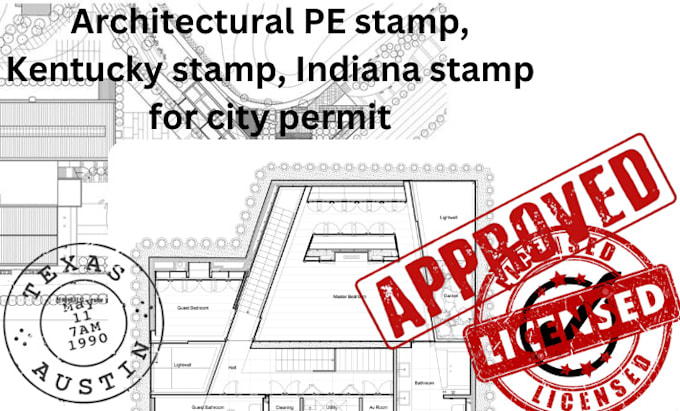 Do architectural pe stamp kentucky stamp indiana stamp for city permit ...