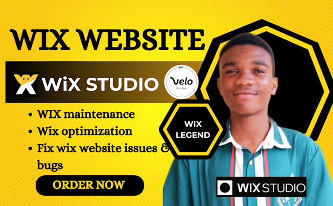 Wix redesign wix maintenance wix optimize wix design wix website fix wix velo by Victor_websoln1 ...