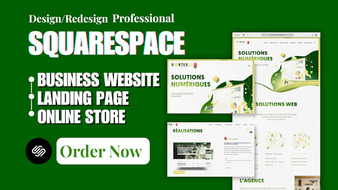 Do squarespace website design, squarespace development, squarespace redesign by Break_pro | Fiverr