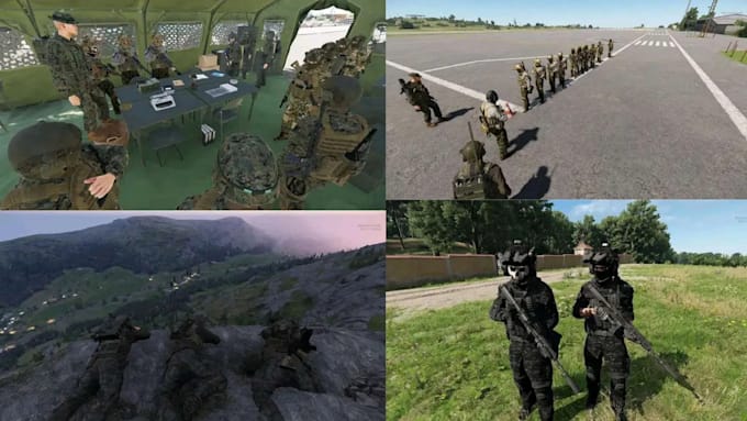 Create arma 3 arma reforger, dayz, scum mods, retexture,maps and scripts by James_lawrence6 | Fiverr