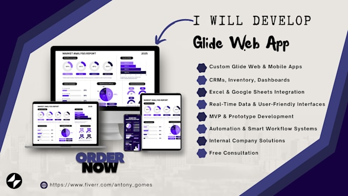Automate business using pwa glide app with excel and google sheets integration by Antony_gomes ...