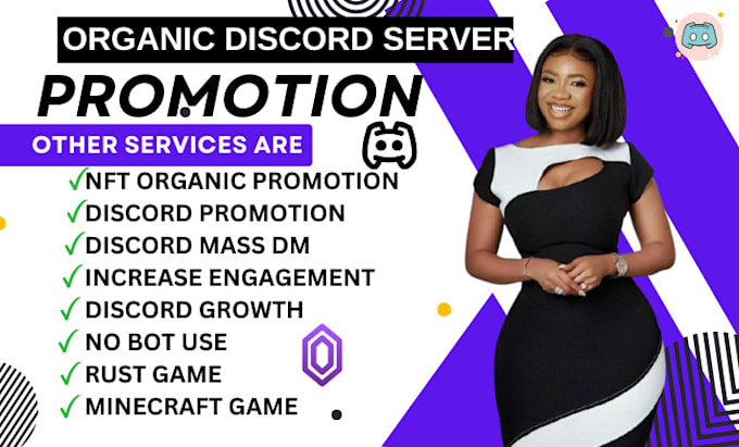 Do discord server promotion,discord mass dm, discord advertising ...