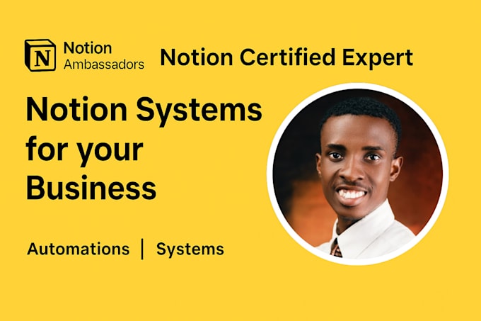 Build custom notion template for business and scalable operations management by Toma_ophrote ...