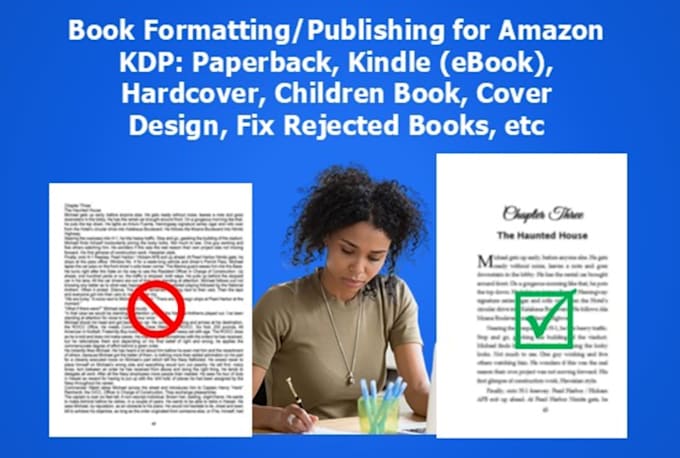 Do book formatting for amazon kdp, format book, format kindle, format ...
