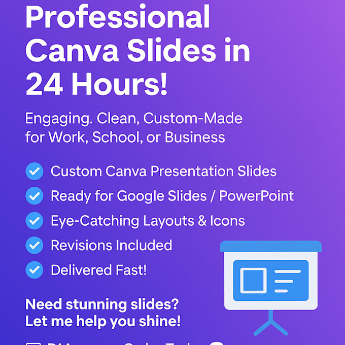 Do an interesting canva and power point slide by Ahmadfaizhamdan | Fiverr