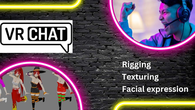 Craft a stylized vrchat avatar with a unique visual theme by Demi_su ...