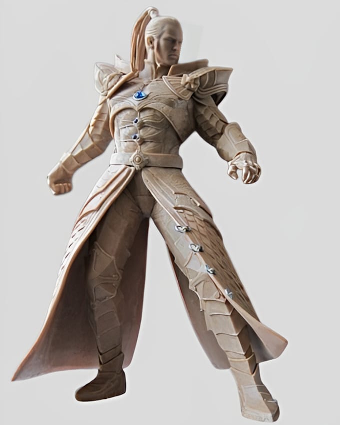 Sculpt 3d character model cartoon statue figurine toy design stl for 3d ...
